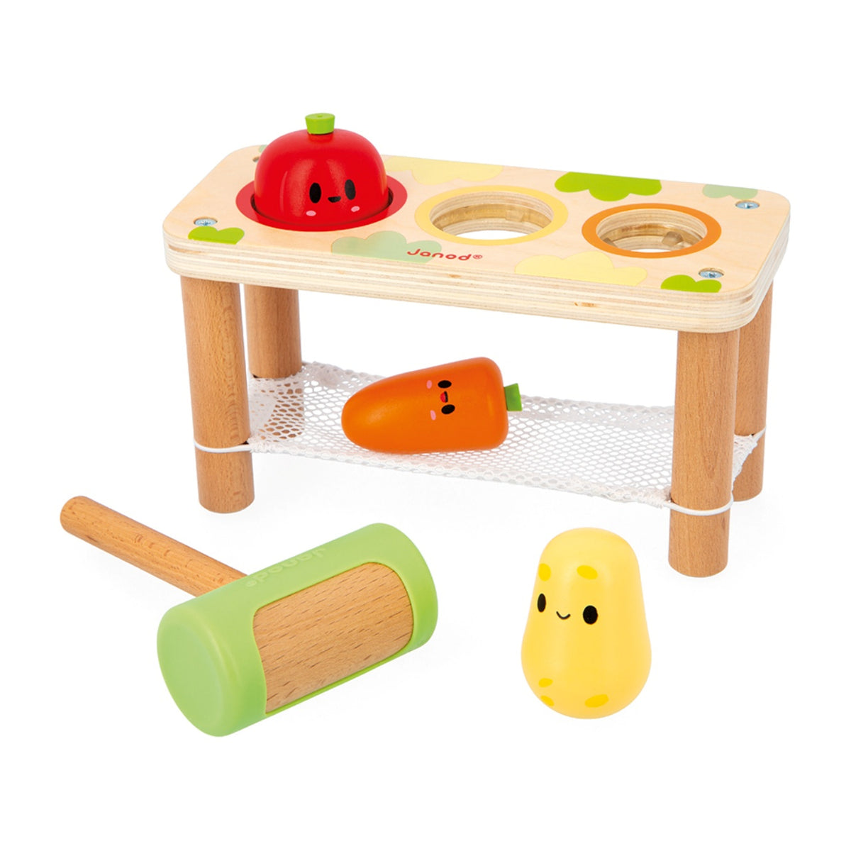 Tap Tap Vegetables – Primary Colours - Lyme Regis, Dorset